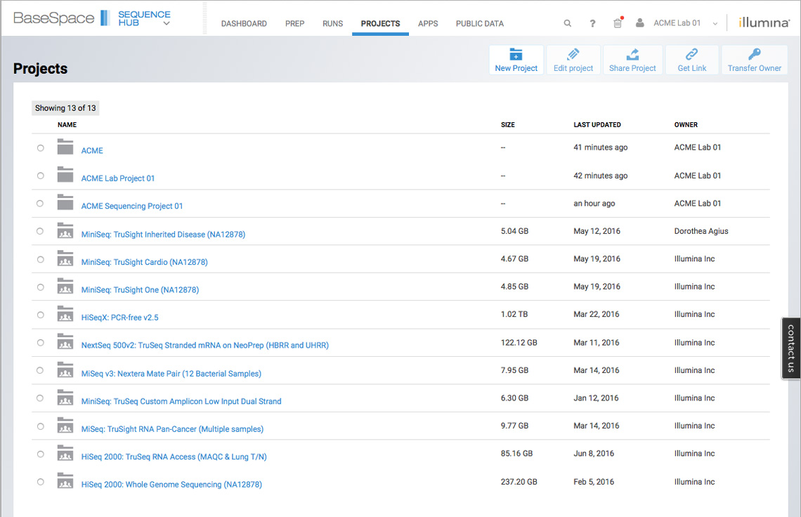 BaseSpace Sequence Hub | Cloud-based genomics computing & storage