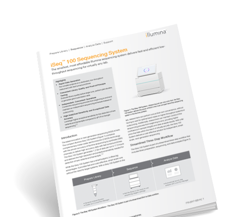 iSeq 100 System Specifications | Key performance parameters